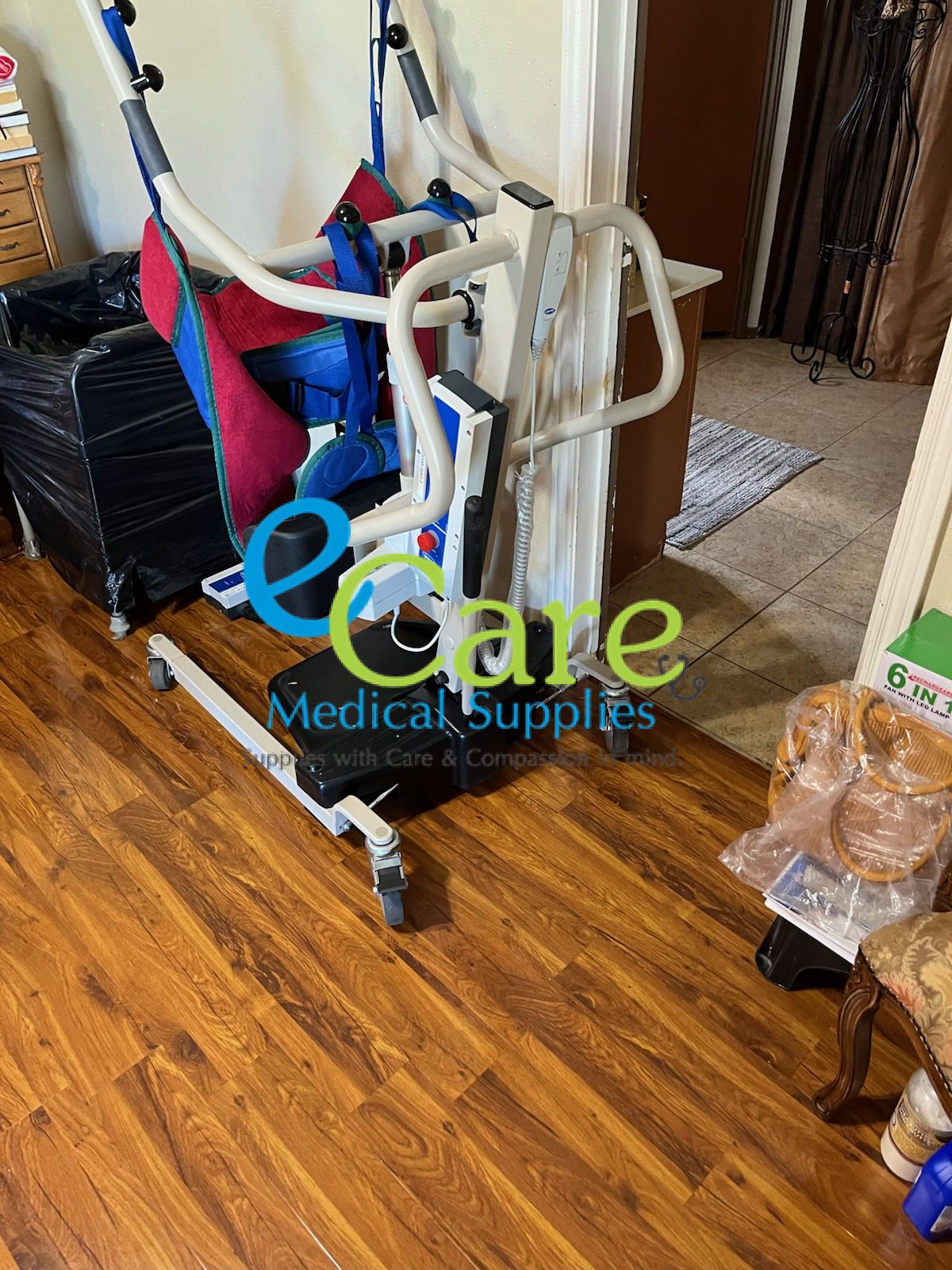 Arjo Powered Sara Flex Sit To Stand Patient Lift Scale...